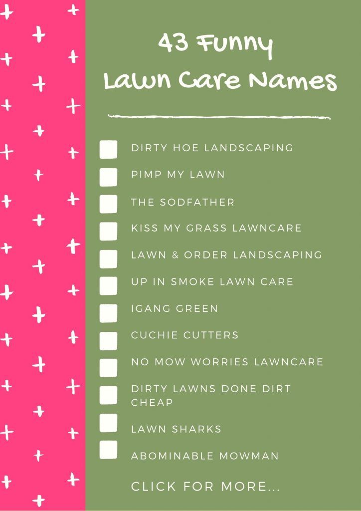 Lawn Care Name Ideas: Creative and Catchy Business Names – Inside Grown